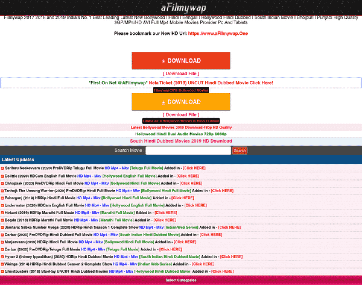 afilmywap 2021 - New HD Mp4 Movies, Latest Bollywood Movies full movies ...