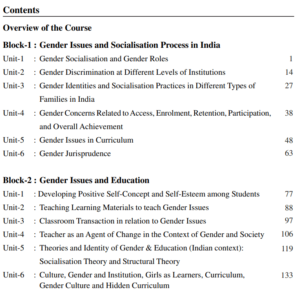 Gender School and Society Book in English PDF (Study Material)