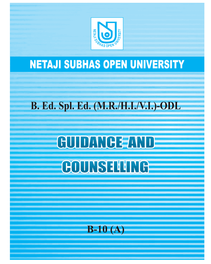Guidance and Counselling Book in English PDF (Study Material)