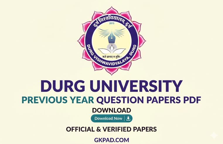 Durg University Previous Year Question Papers 2026 PDF (HYV)